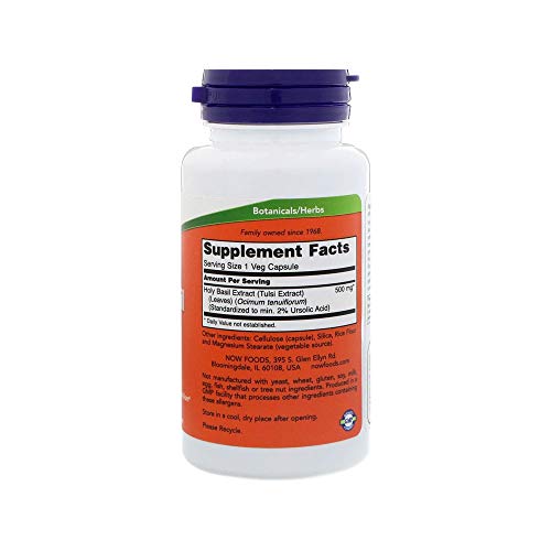 500mg Holy Basil for daily wellness