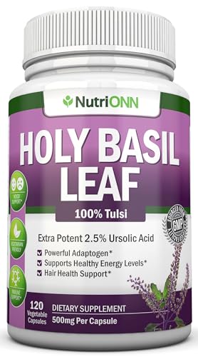 500mg holy basil for positive mindset