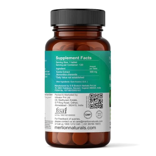 500mg Karela tablets for wellness