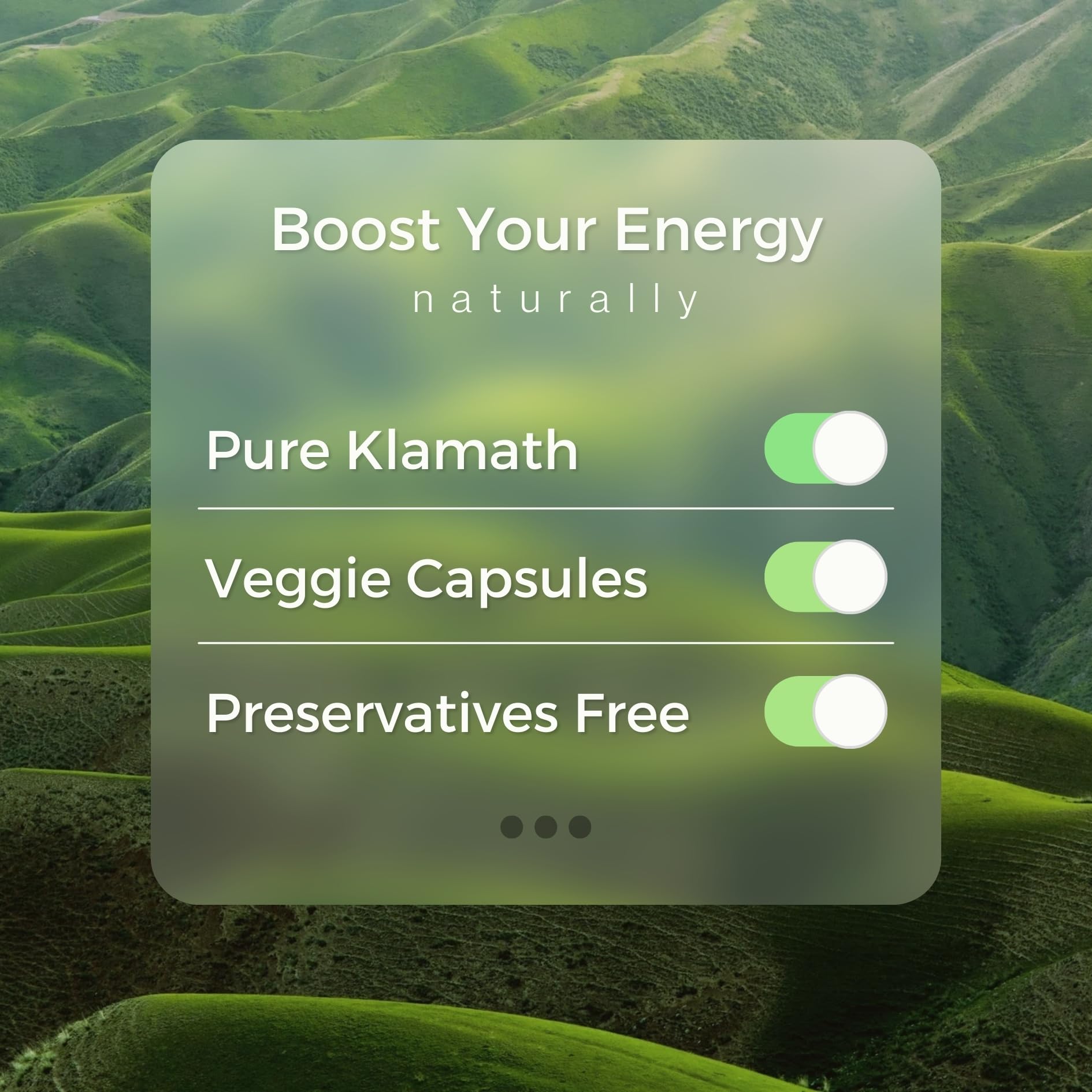 500mg klamath algae health benefits