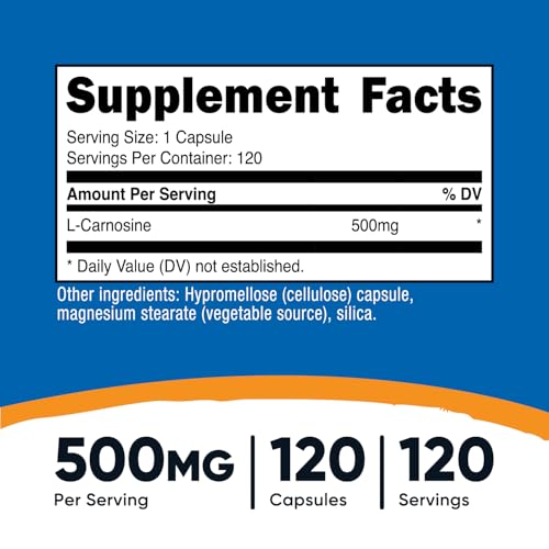 500mg L-Carnosine for wellness
