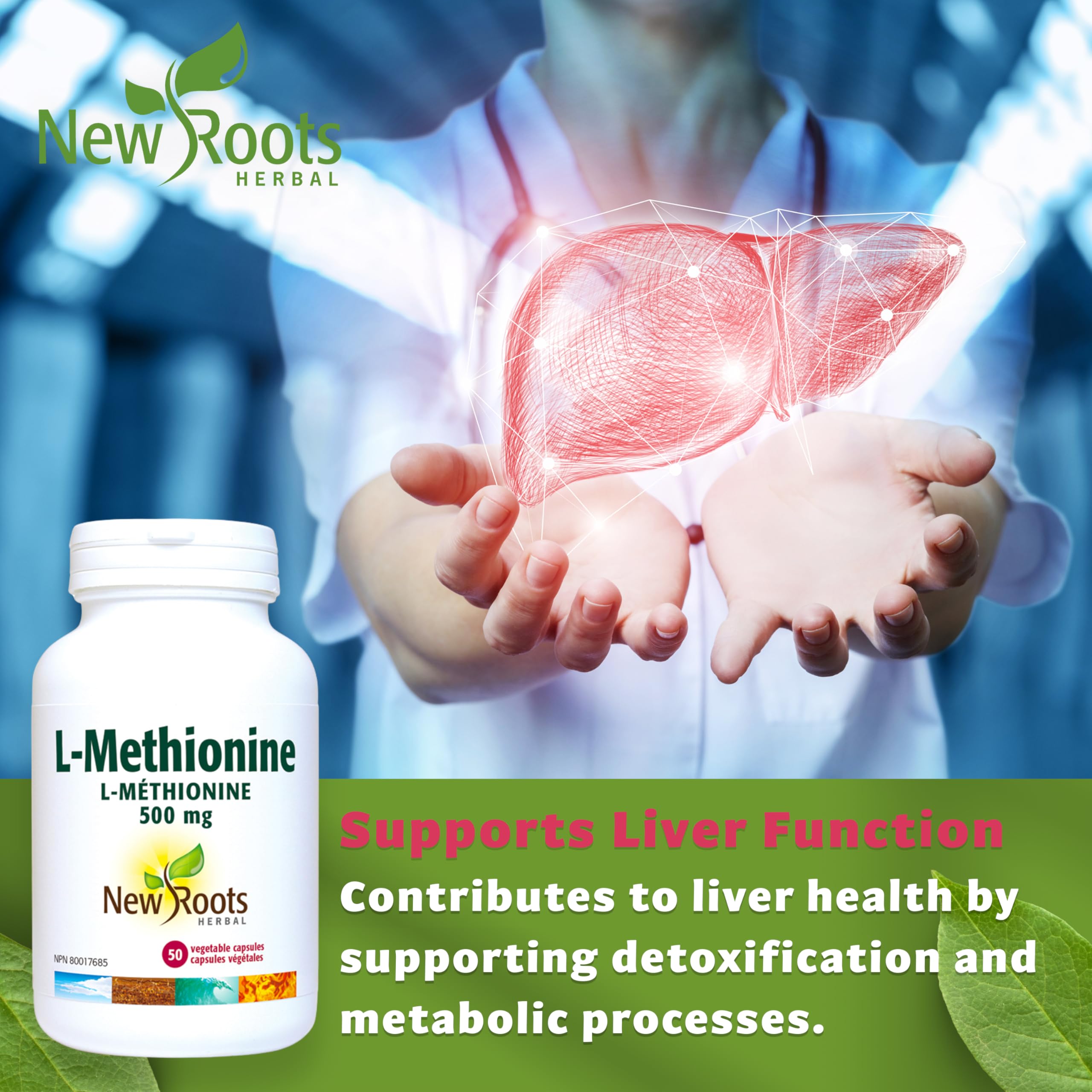 500mg L-Methionine for daily nutrition