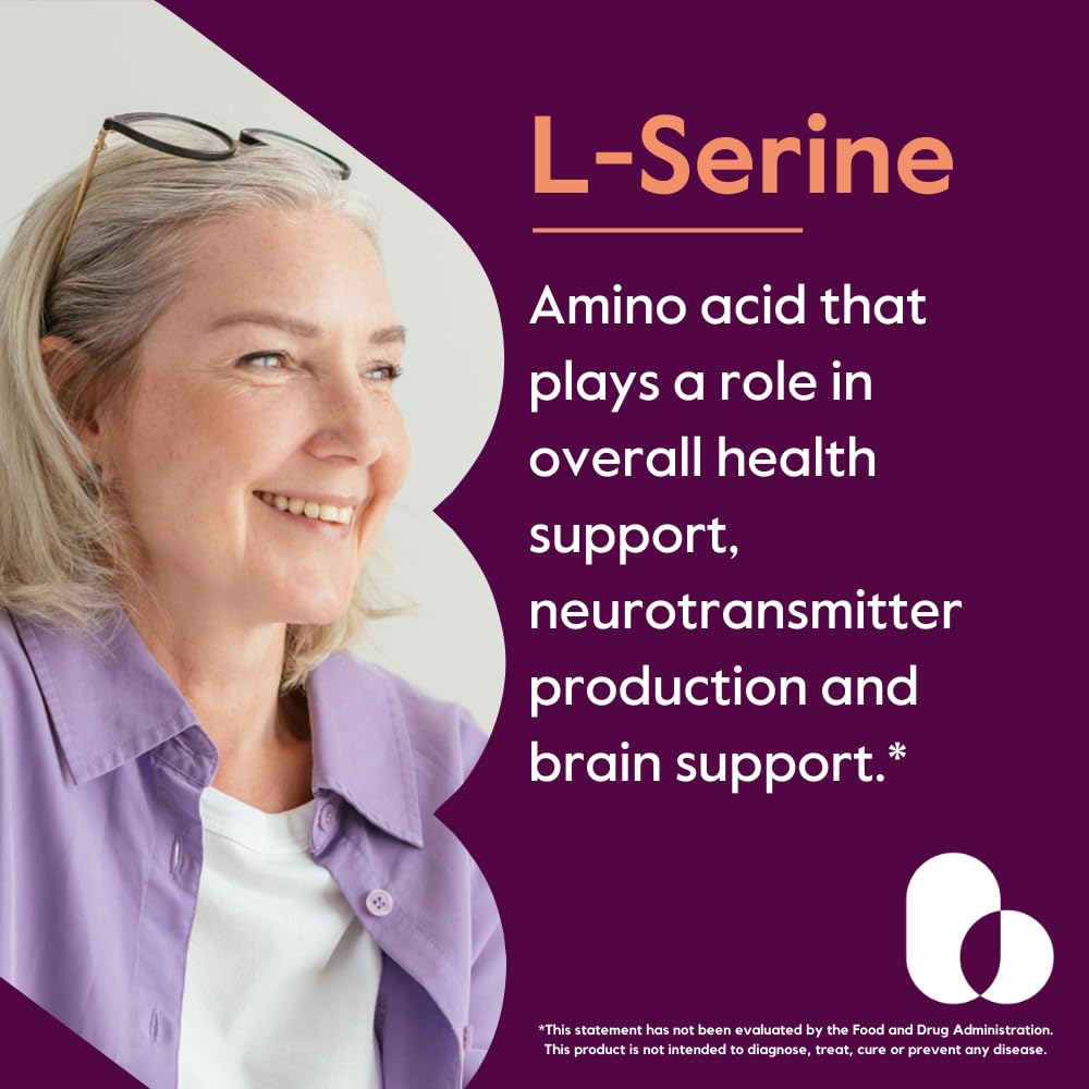 500mg L-Serine capsules for heart support