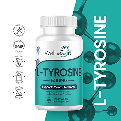 500mg L-Tyrosine for energy boost