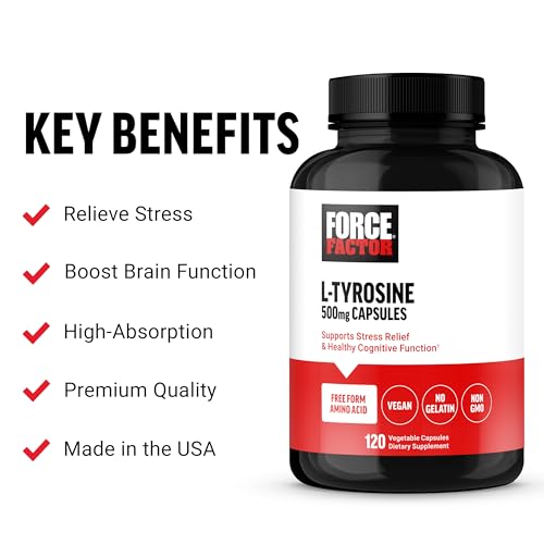 500mg L-Tyrosine for mental clarity