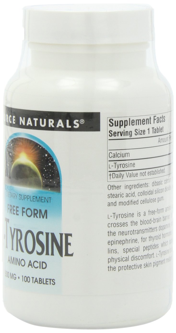 500mg L-Tyrosine for stress support