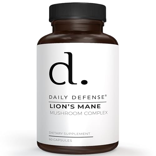 500mg Lions Mane capsules for memory
