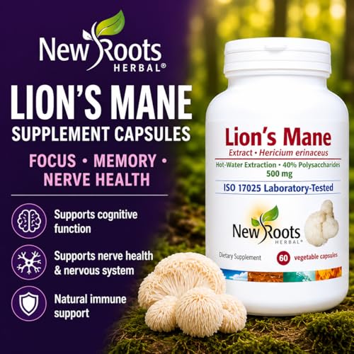 500mg Lions Mane for immune health