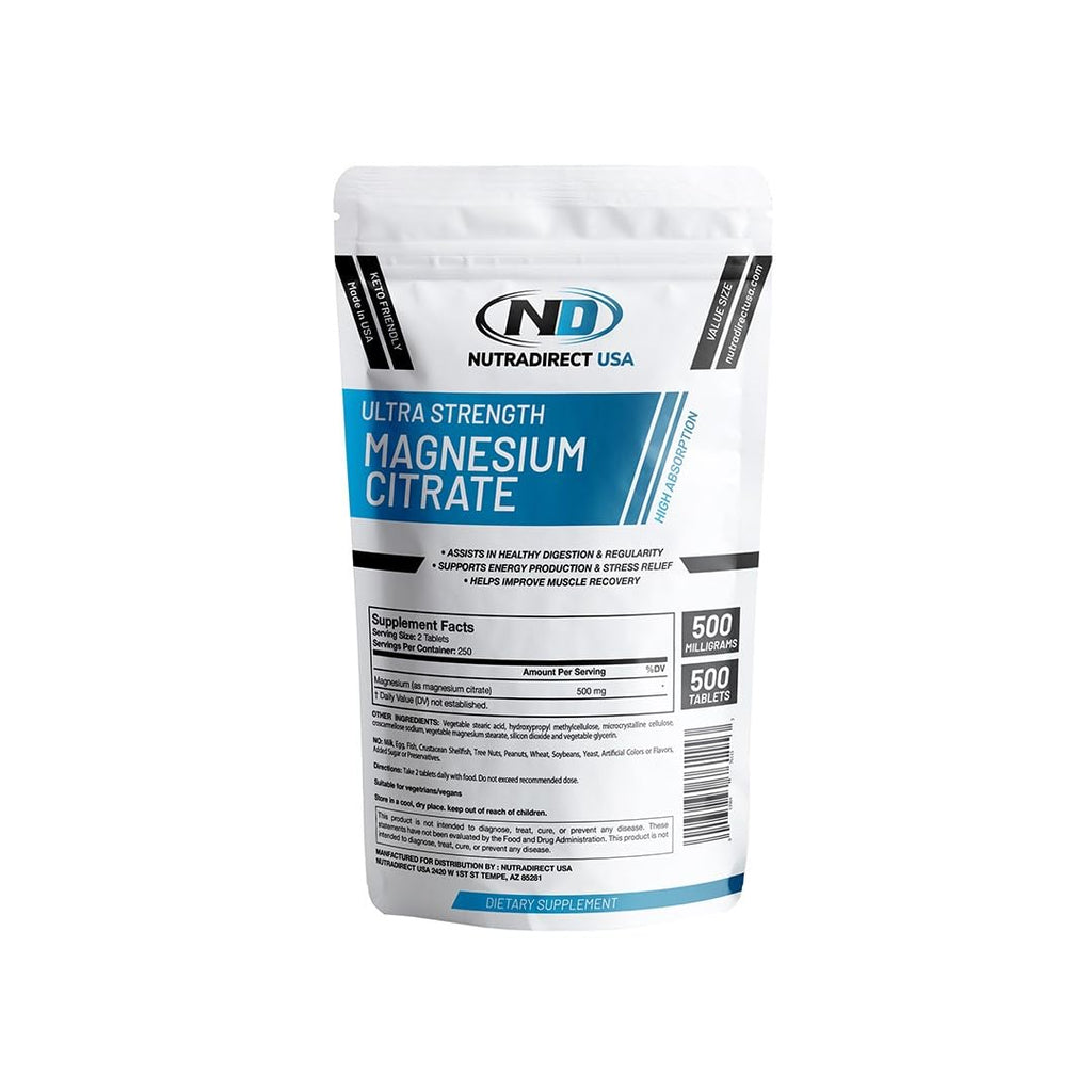 500mg magnesium citrate tablets