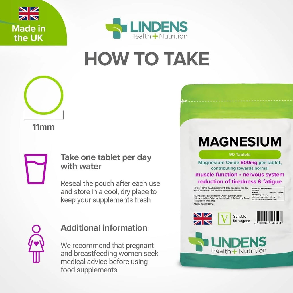 500mg magnesium for daily health