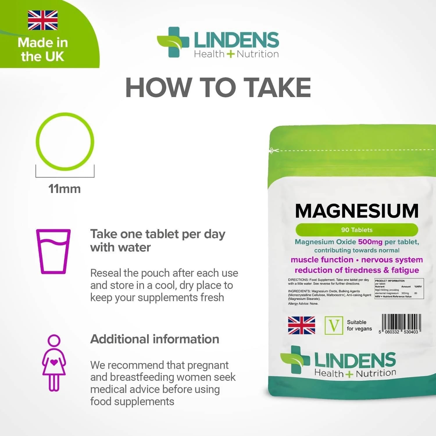 500mg magnesium for daily health