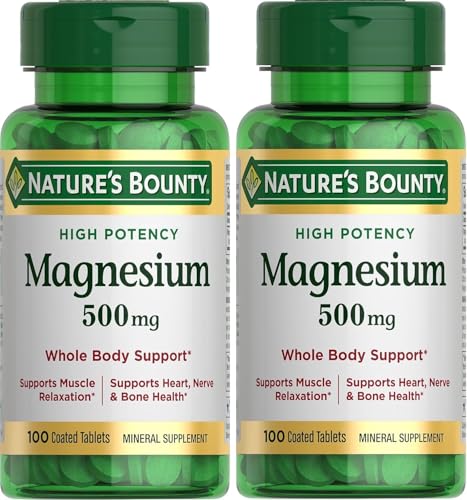 500mg magnesium for muscle relaxation