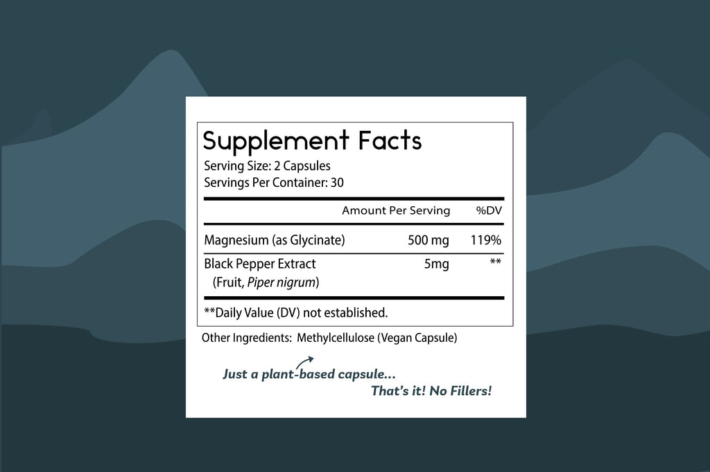 500mg magnesium for restful nights