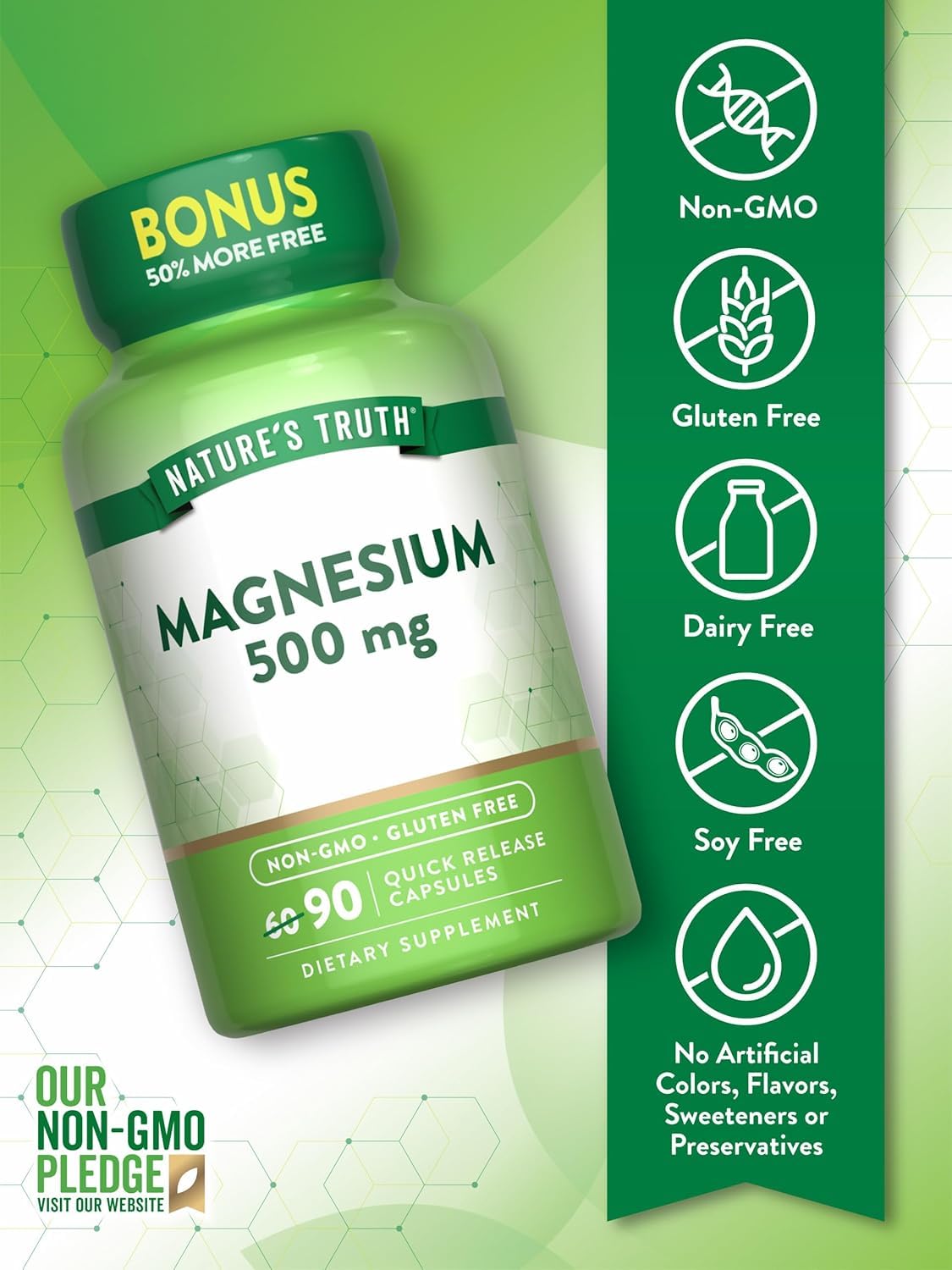 500mg magnesium for wellness support