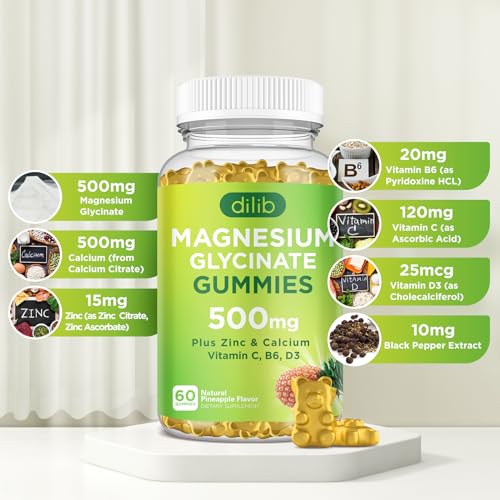 500mg magnesium glycinate for relaxation