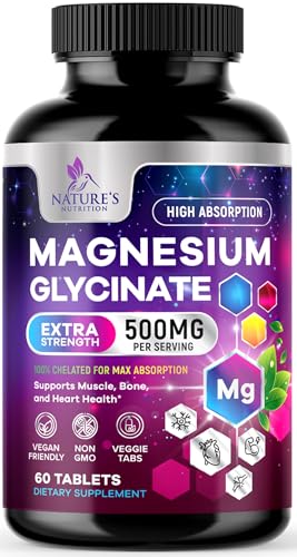 500mg magnesium glycinate per tablet