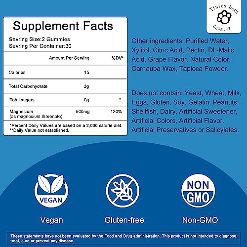 500mg magnesium threonate for relaxation