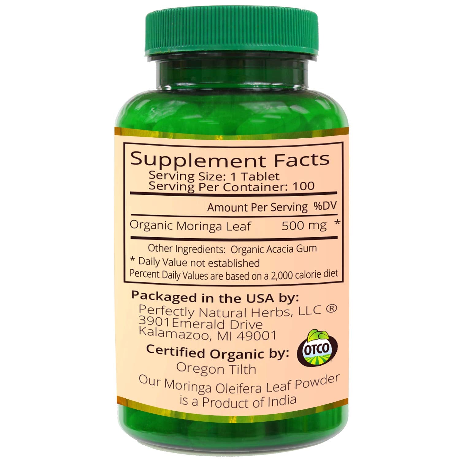 500mg moringa tablets for wellness