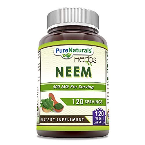 500mg neem leaf extract capsules