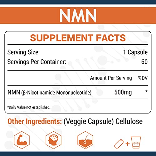 500mg NMN supplement for vitality