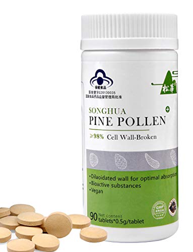 500mg pine pollen tablets for energy