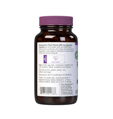 500mg plant sterols for cardiovascular health