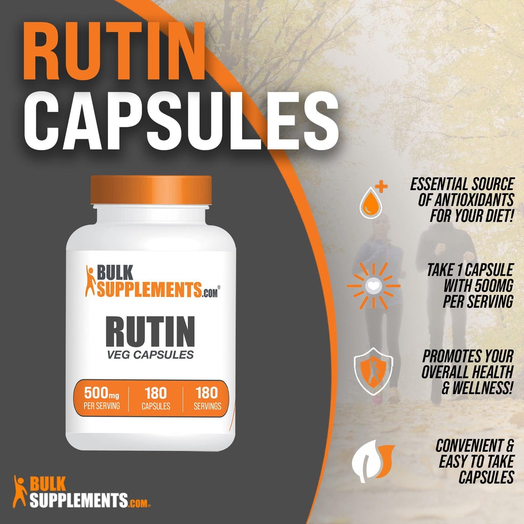 500mg Rutin capsules for wellness