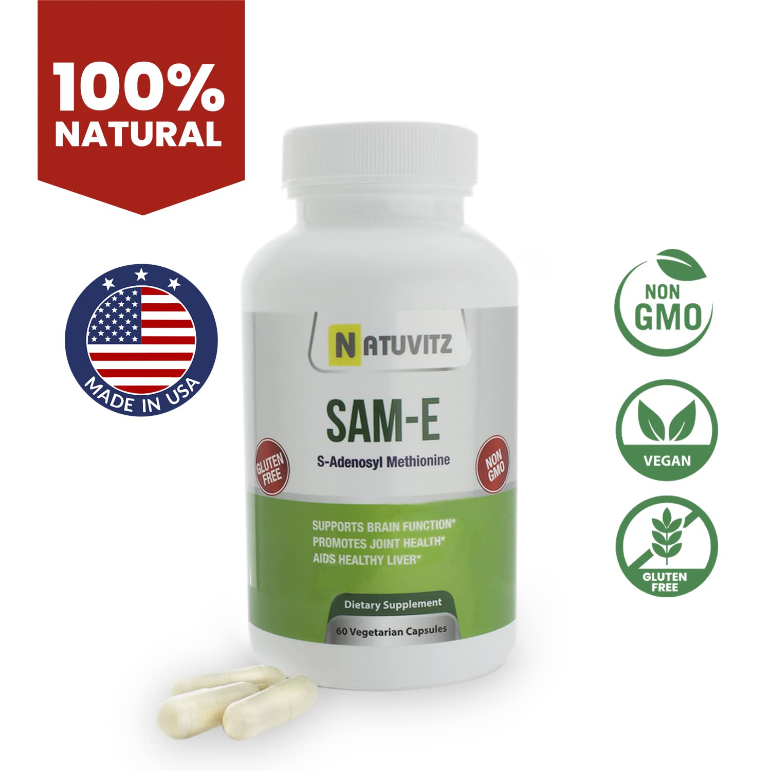 500mg Sam-E for cognitive support