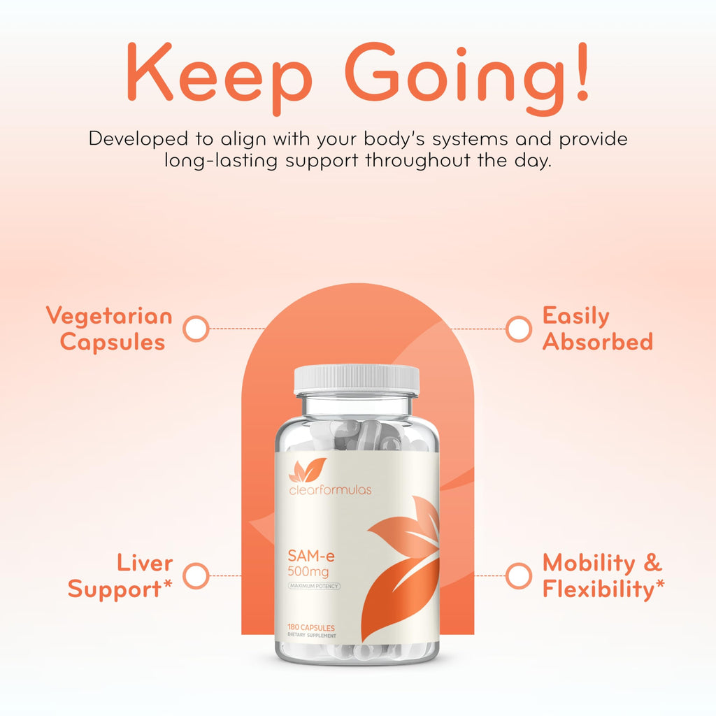 500mg SAM-e for optimal health