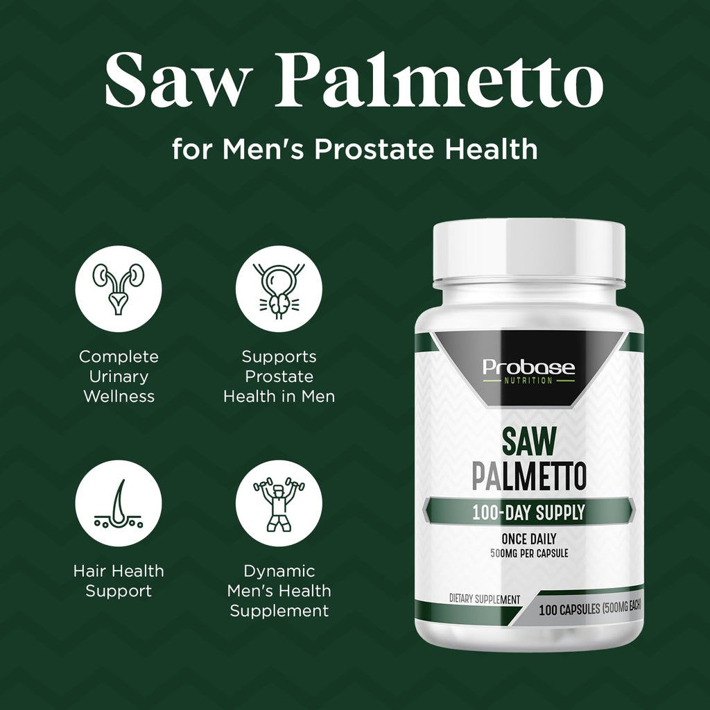 500mg saw palmetto for daily use