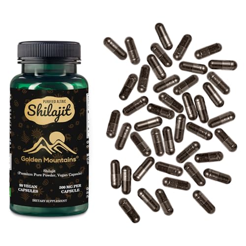 500mg Shilajit capsules for wellness