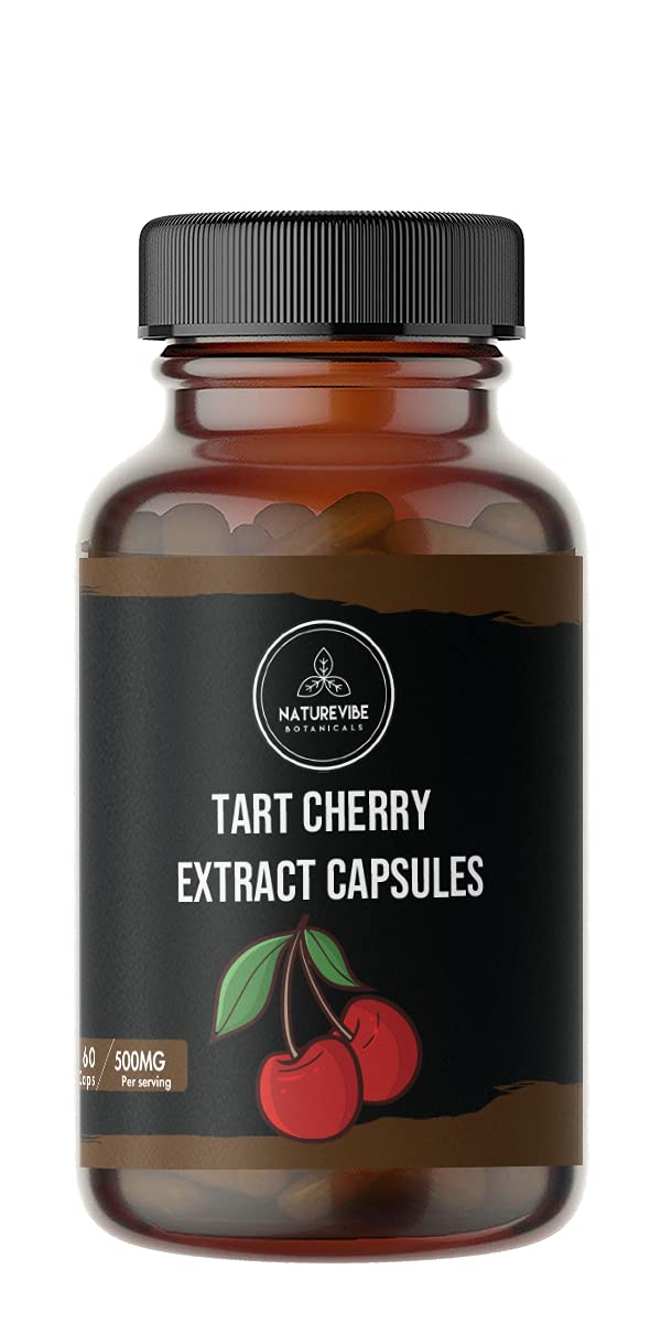 500mg Tart Cherry capsules for wellness