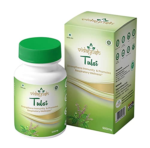 500mg Tulsi vitamin supplement pack