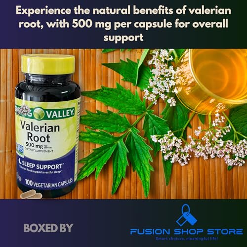 500mg valerian capsules for calm