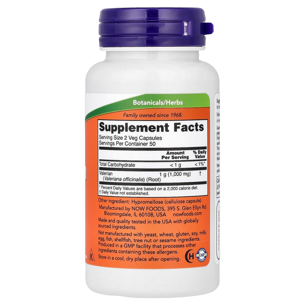 500mg valerian for stress relief