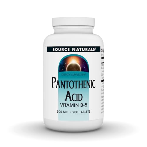 500mg Vitamin B-5 vegetarian tablets