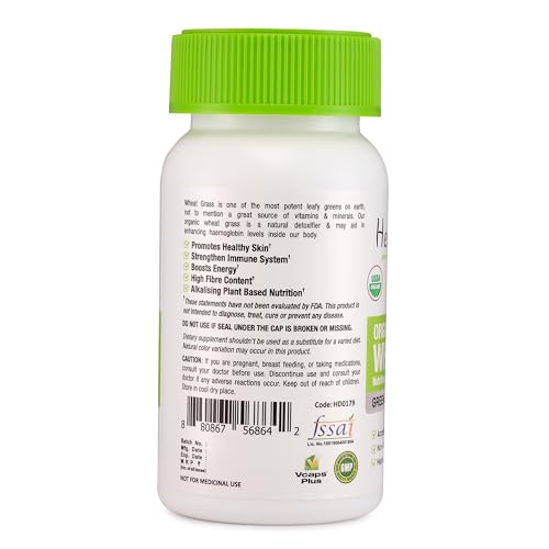 500mg wheat grass for daily wellness