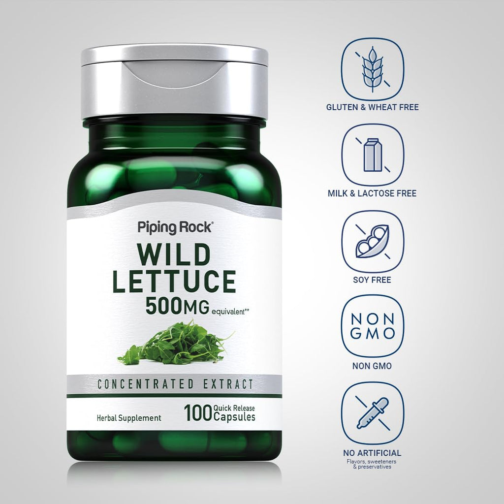 500mg wild lettuce extract dosage