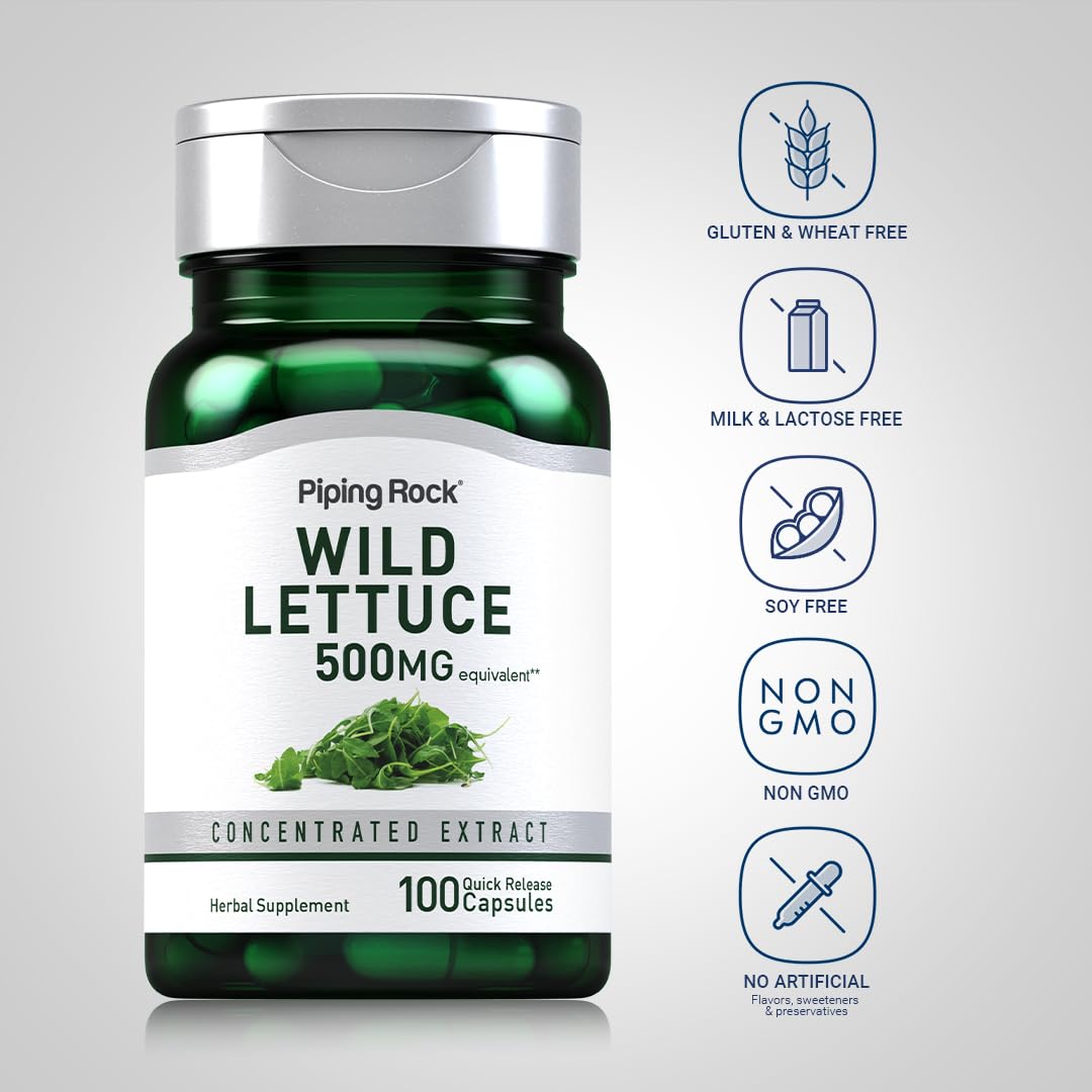 500mg wild lettuce extract dosage