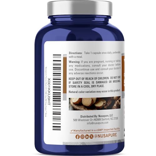 500mg Yacon Root for daily wellness