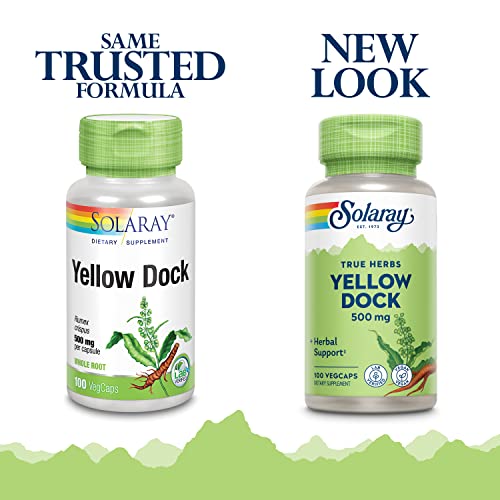 500mg Yellow Dock root benefits