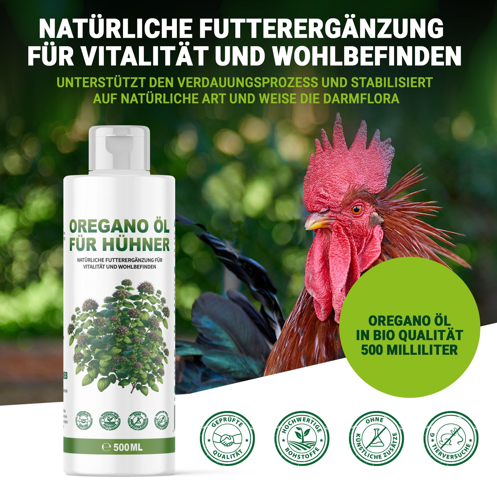 500ml oregano oil for digestion