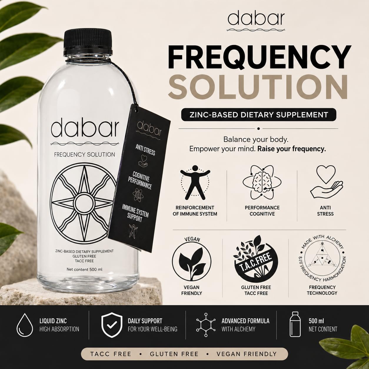 500ml zinc boost for immunity