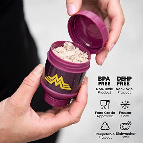50g capacity Smartshake protein bottle