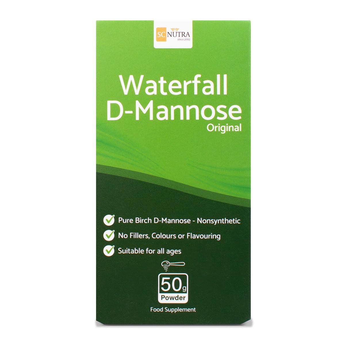 50g D-Mannose powder from Waterfall