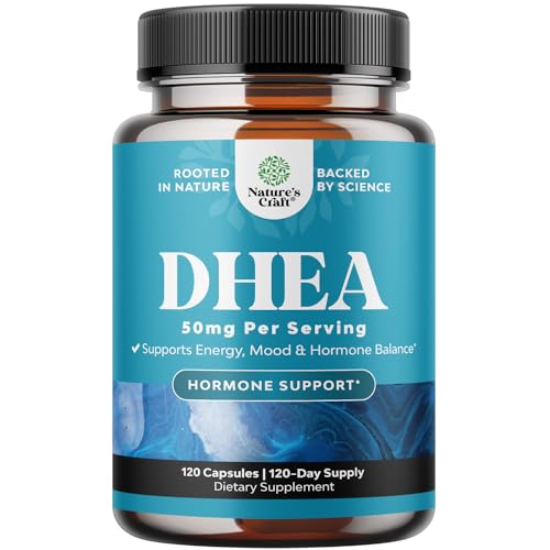 50mg DHEA capsules for energy