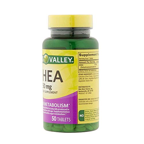 50mg DHEA tablets for hormonal balance