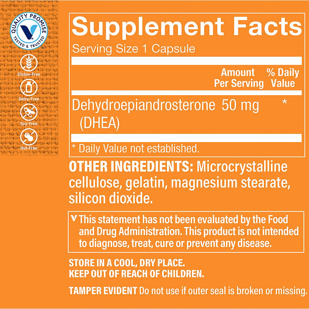 50MG DHEA vitamin benefits