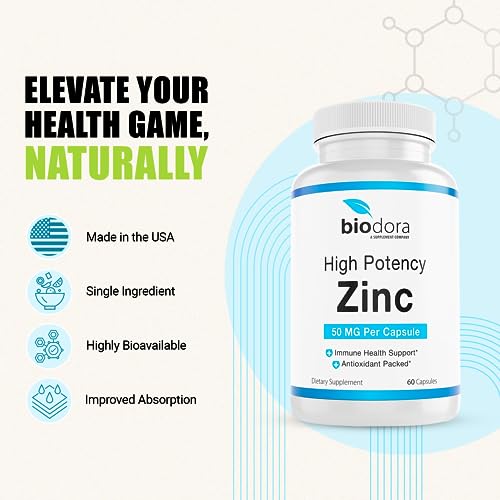 50mg zinc for skin health