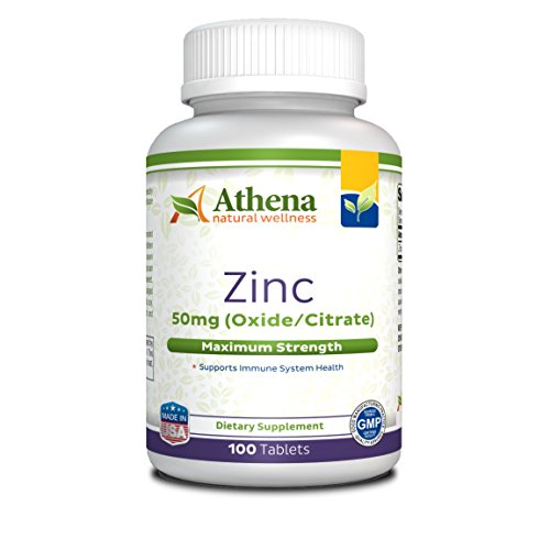 50mg zinc tablets for overall health